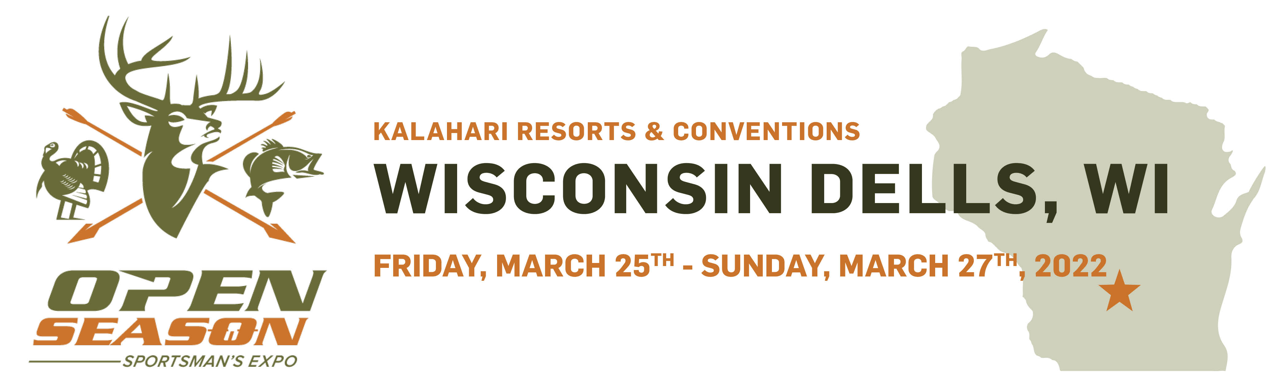 2022 Wisconsin Open Season Sportsman's Expo Wisconsin Dells