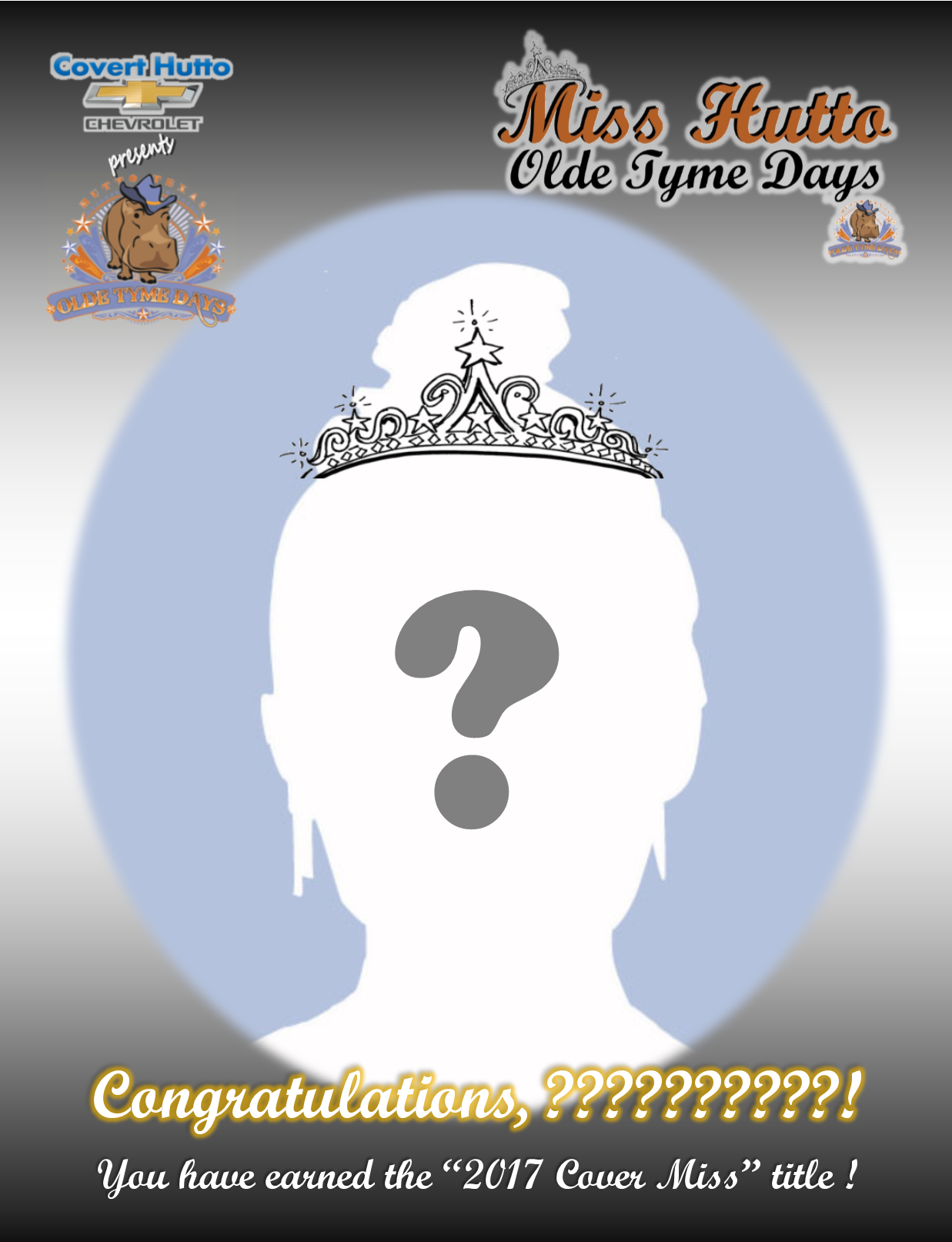 2017 Miss Hutto OTD "Cover Miss"