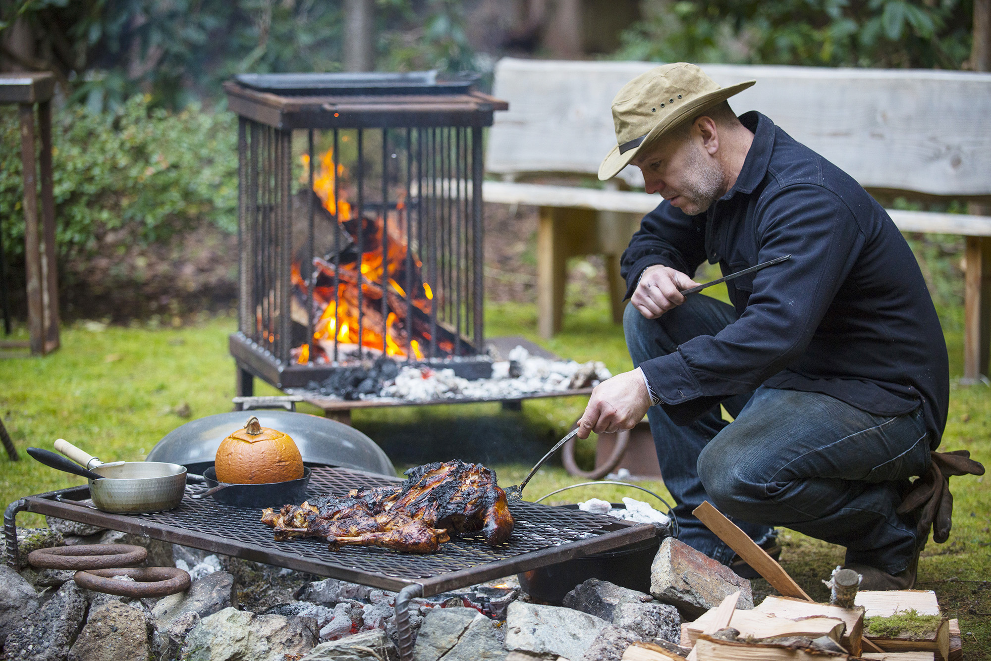 Open Fire Cooking, Culinary Adventure on Whidbey Island