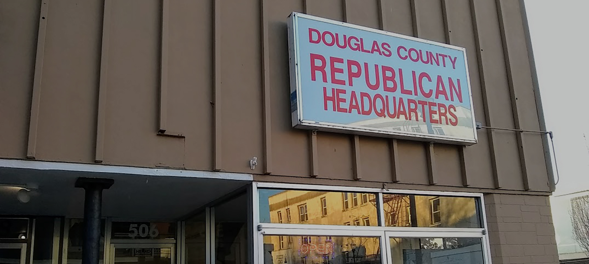 Douglas County Republicans Headquarters Rebuilding Support