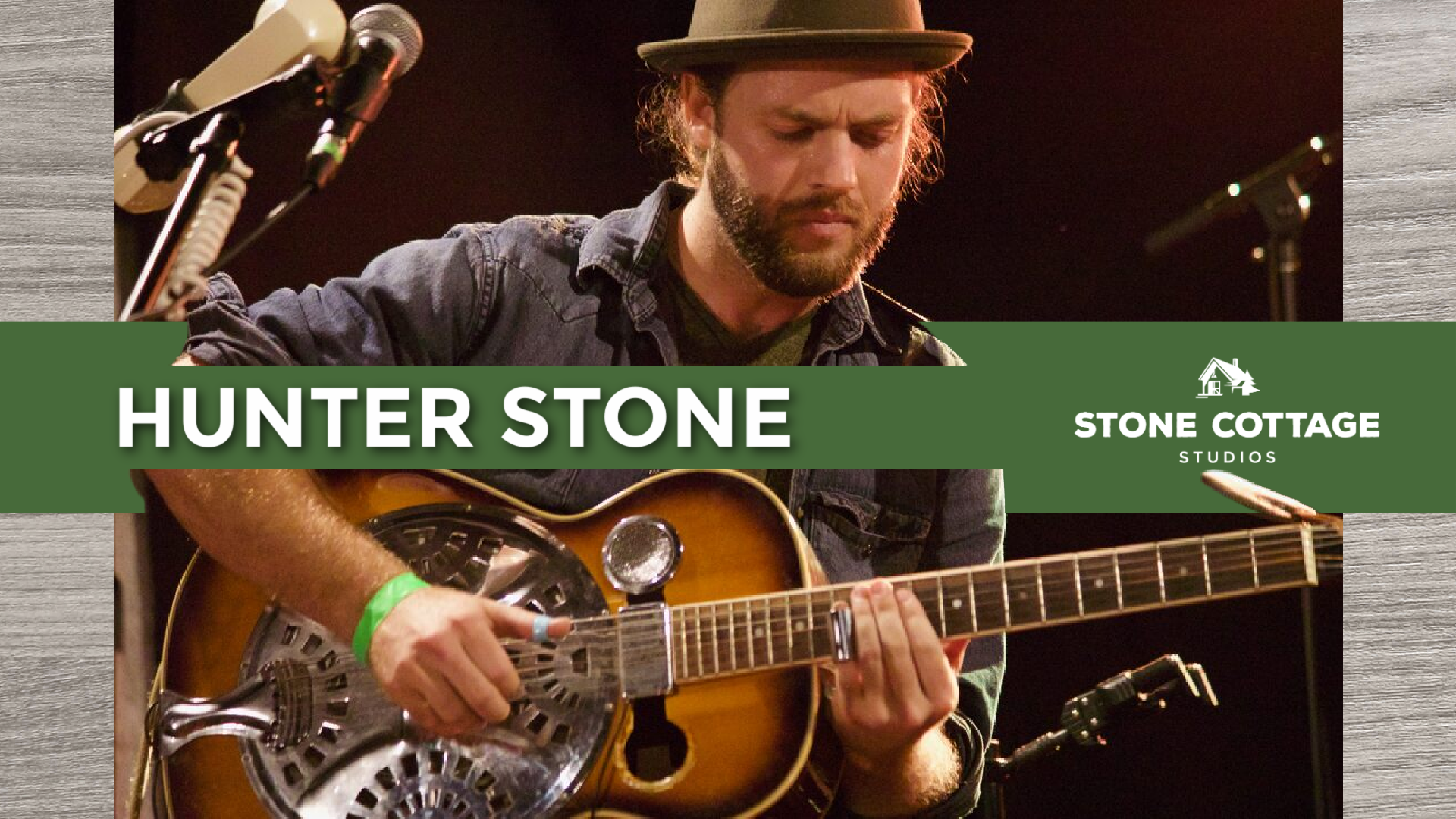 Hunter Stone Hi-Def Live Stream Inside Stone Cottage Studios
