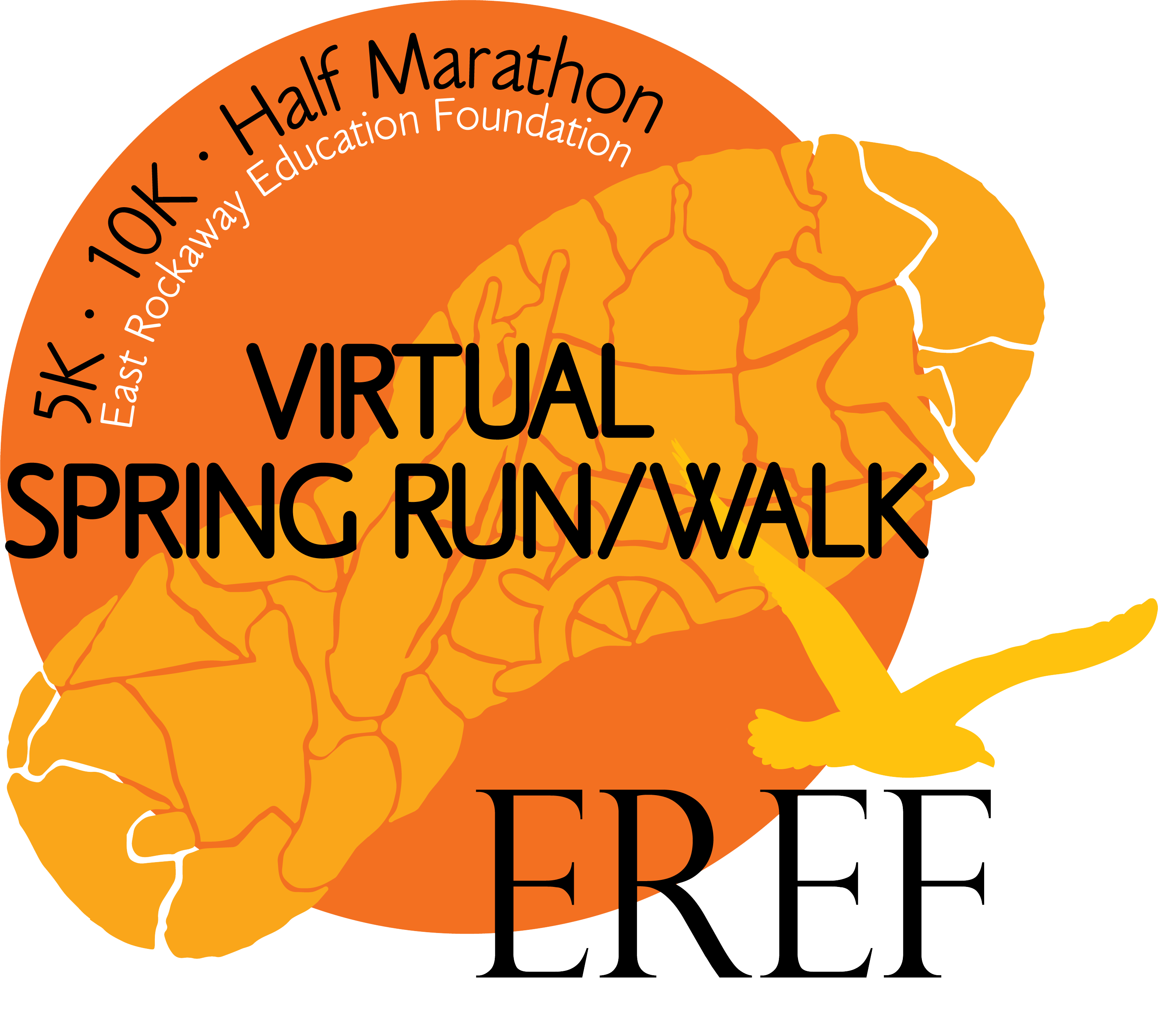 2021 EREF Virtual 5K 10K and Half Marathon Run/Walk