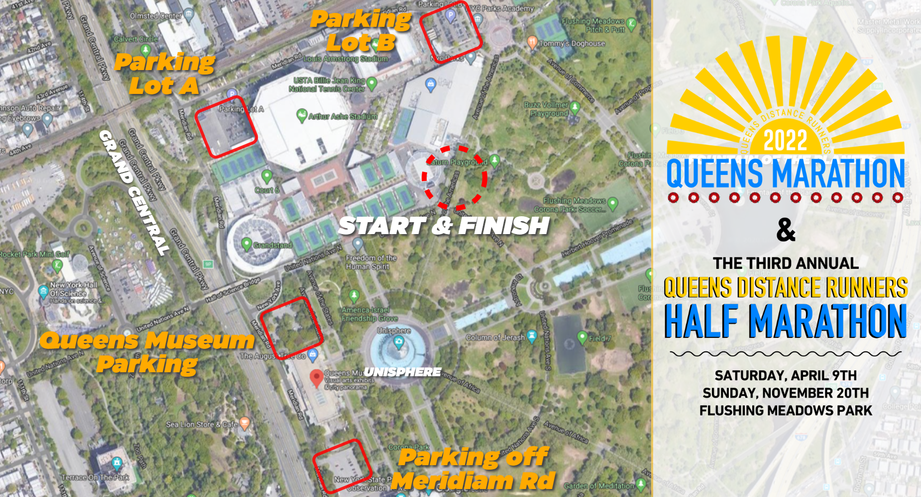 2022 Queens Marathon and QDR Half Marathon
