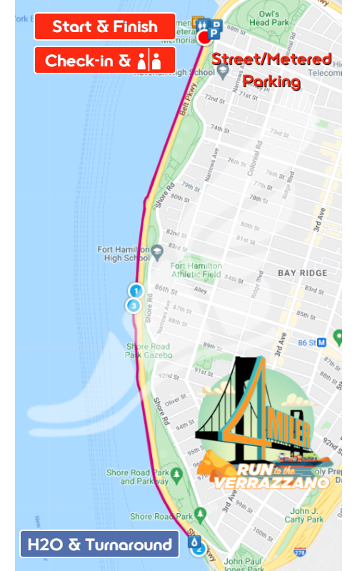 2022 Never Stop Running Foundation Run to the Verrazzano 4 Miler