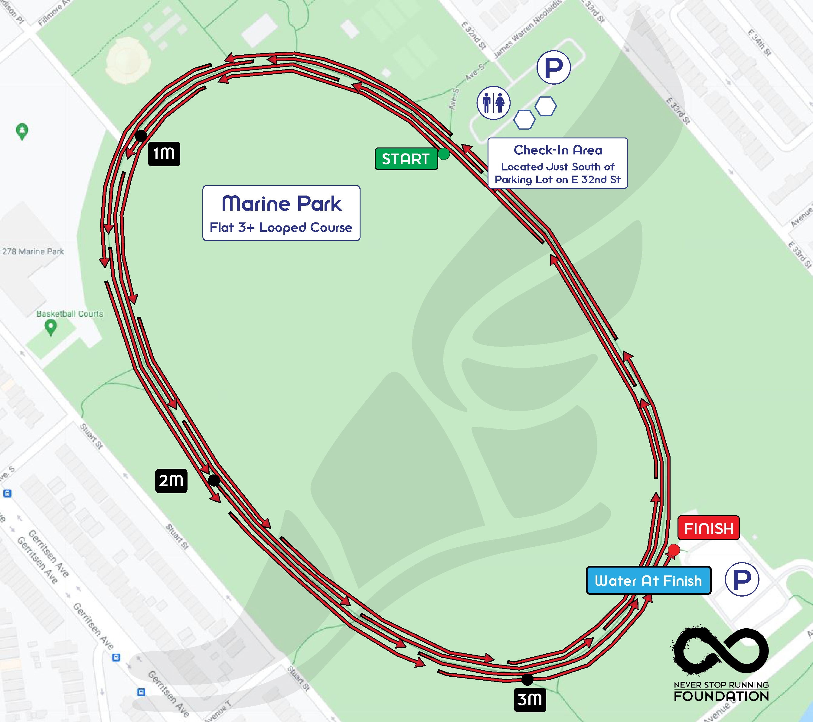 2023 NYC Parks Summer Race Series #1 Marine Park THE OLDIES 5K