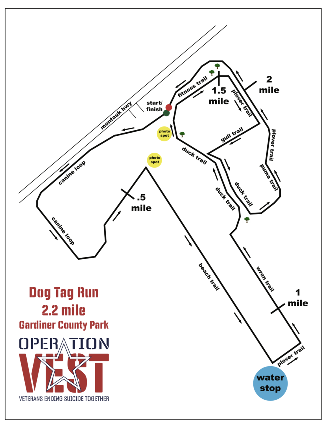 2024 Dog Tag Run 2.2 Mile - Operation VEST