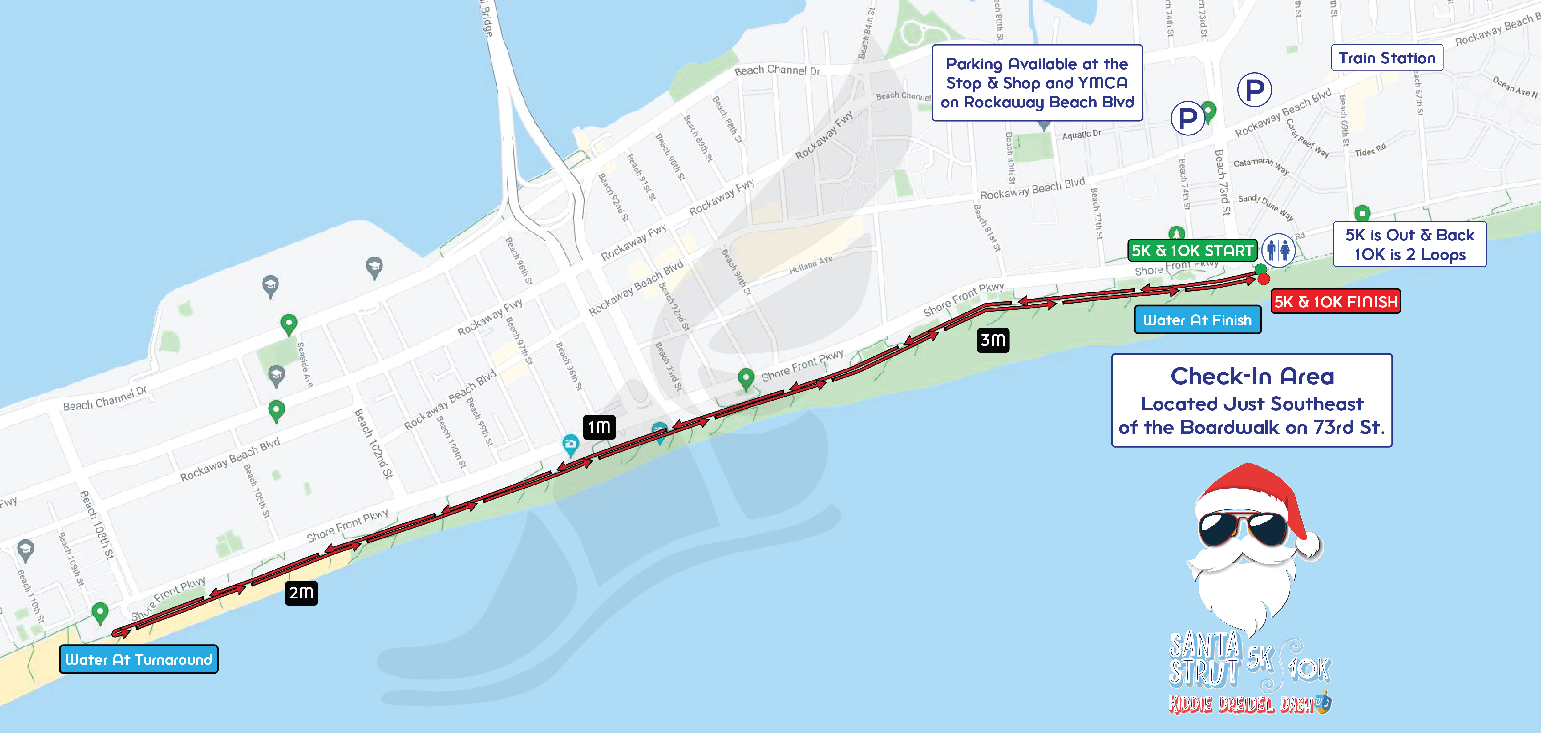 2022 Never Stop Running Foundation Santa Strut 5K & 10K