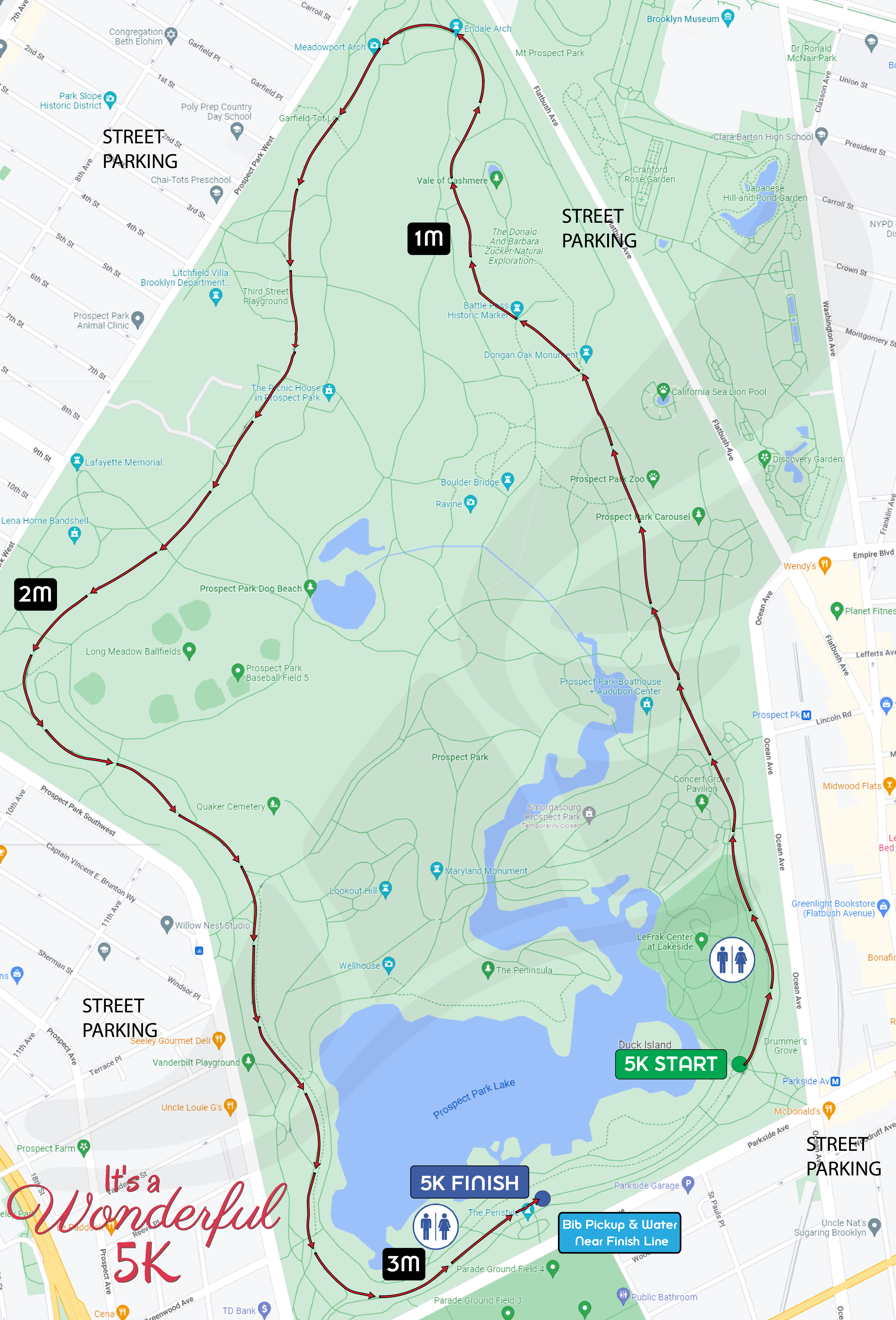 2022 Never Stop Running Foundation It's a Wonderful 5K Prospect Park