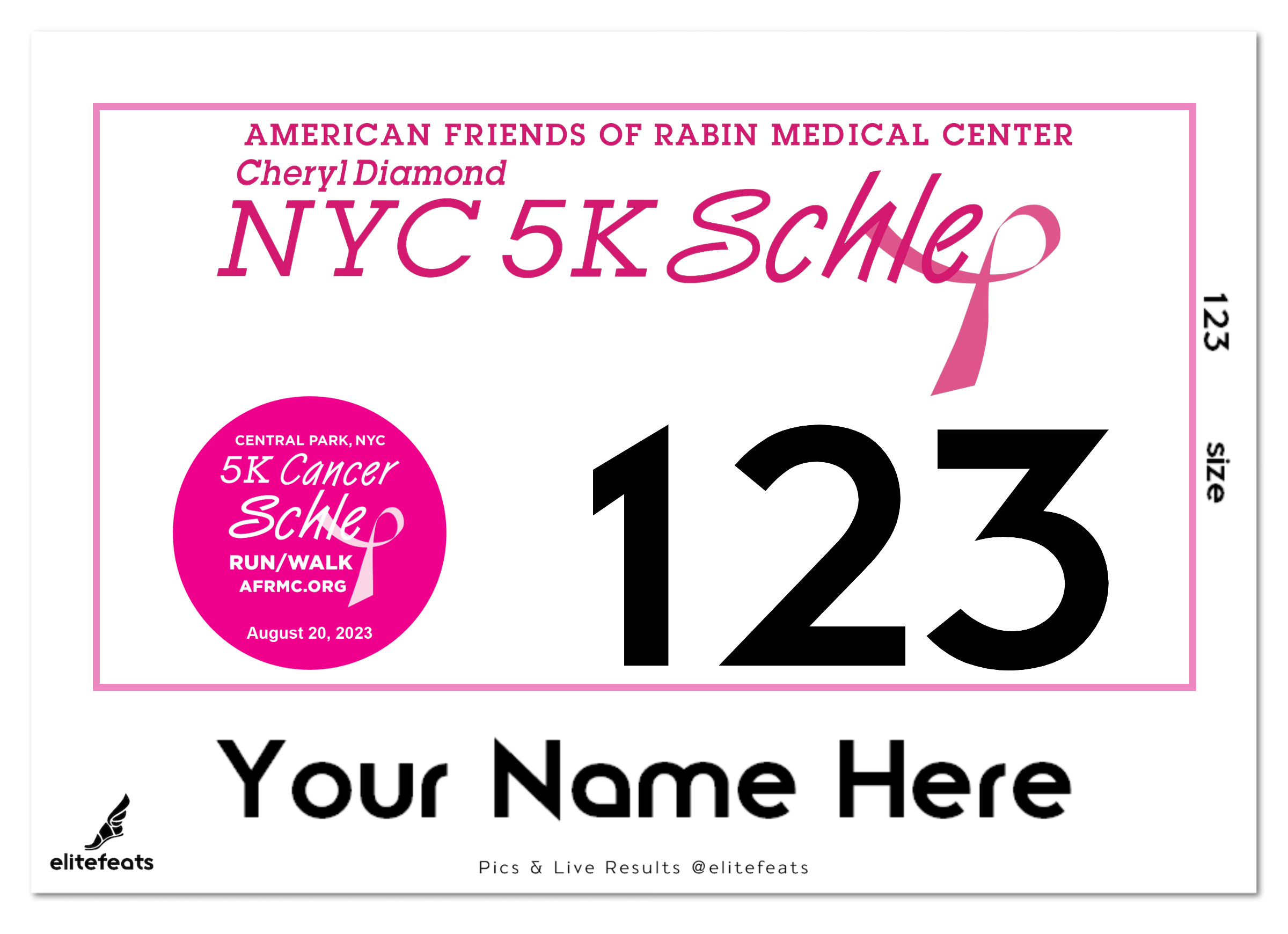 2023 Cheryl Diamond NYC 5K Cancer Schlep Run/Walk