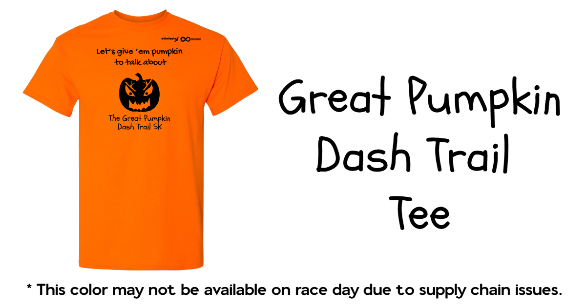 2023 Never Stop Running Foundation Great Pumpkin Dash Trail 5K