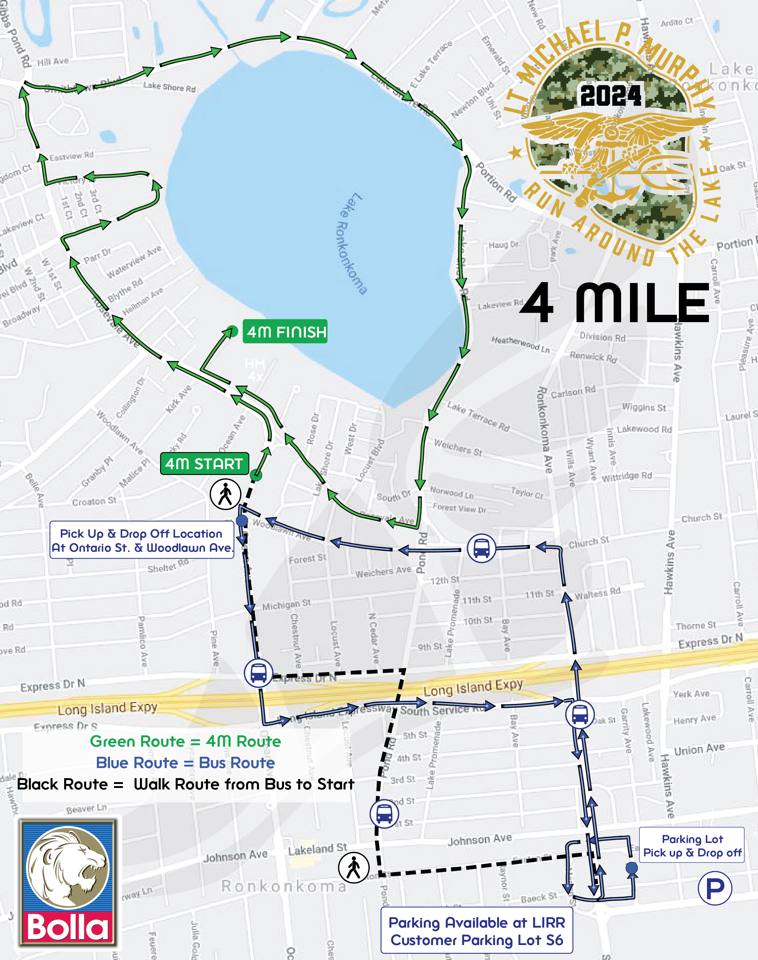 2024 Navy SEAL LT Michael P Murphy Run Around the Lake 4M Half Marathon