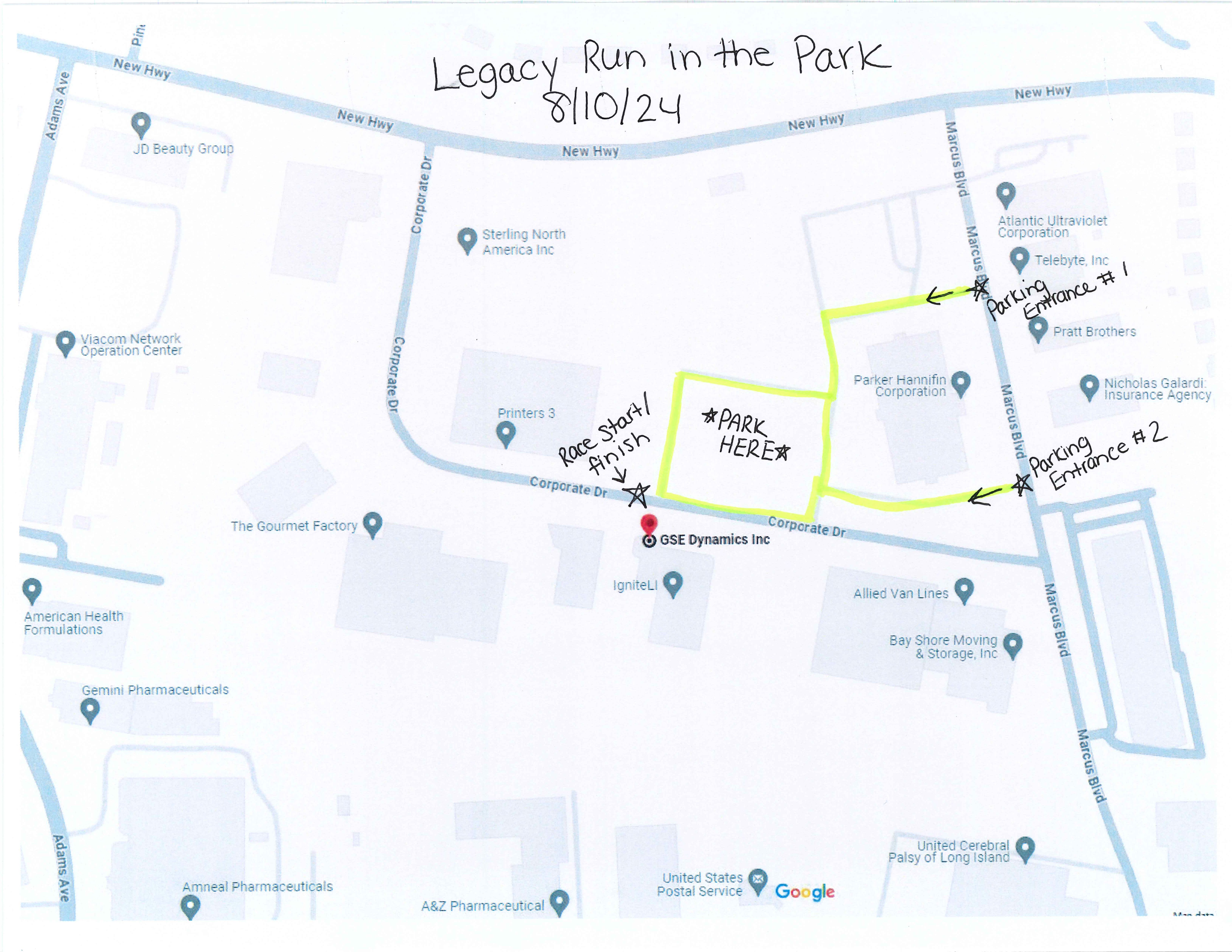 2025 Legacy Run In The Park 5K Run/Walk