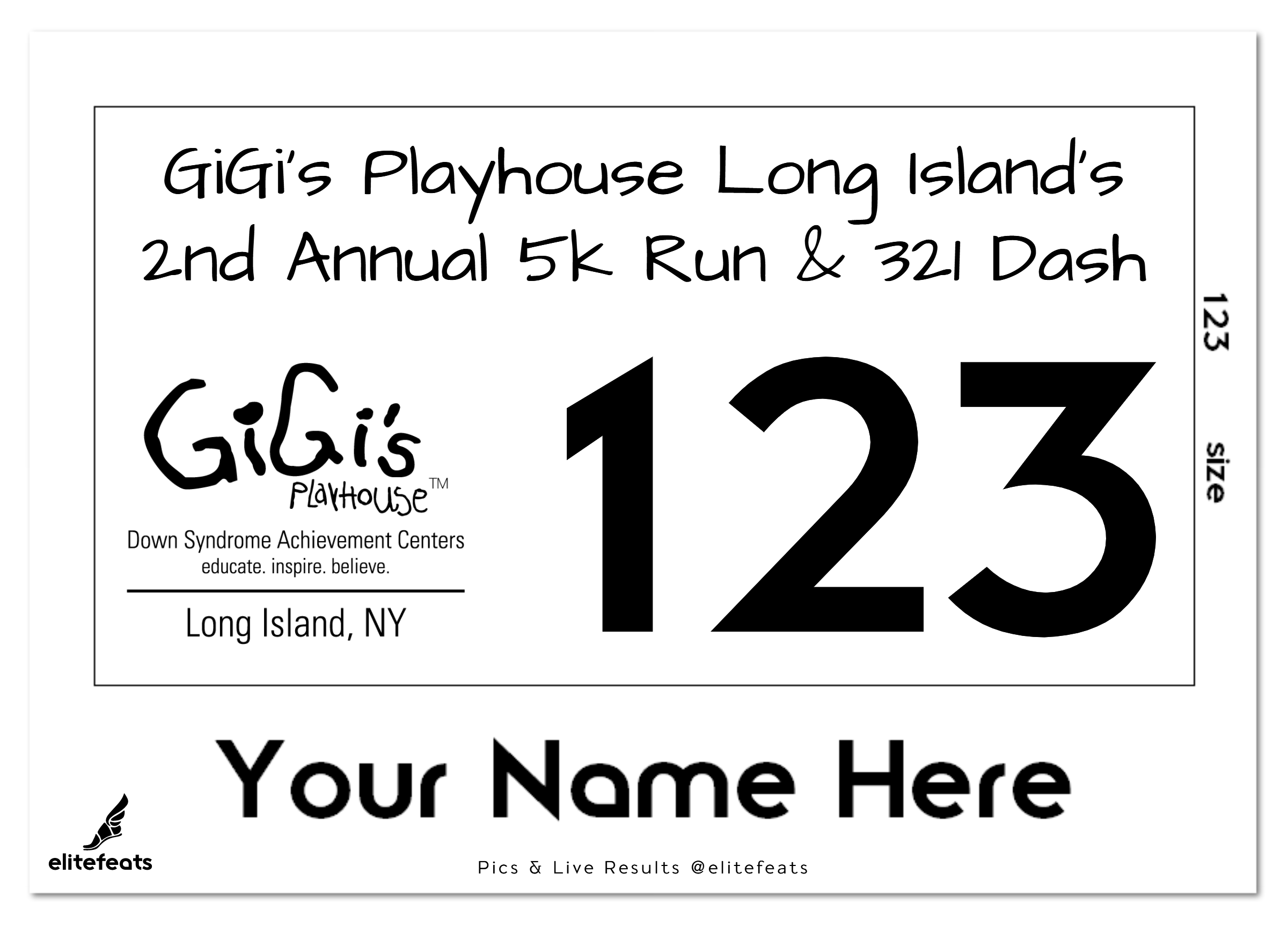 2025 GiGi's Playhouse Long Island's 2nd Annual 5k Run & 321 Dash