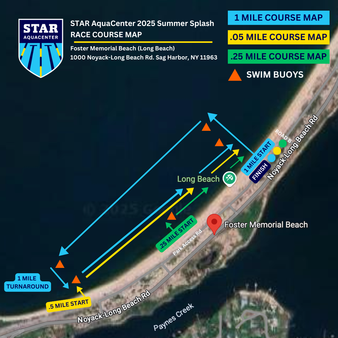 2025 STAR AquaCenter Summer Splash .25 mile, .5 mile, 1 mile