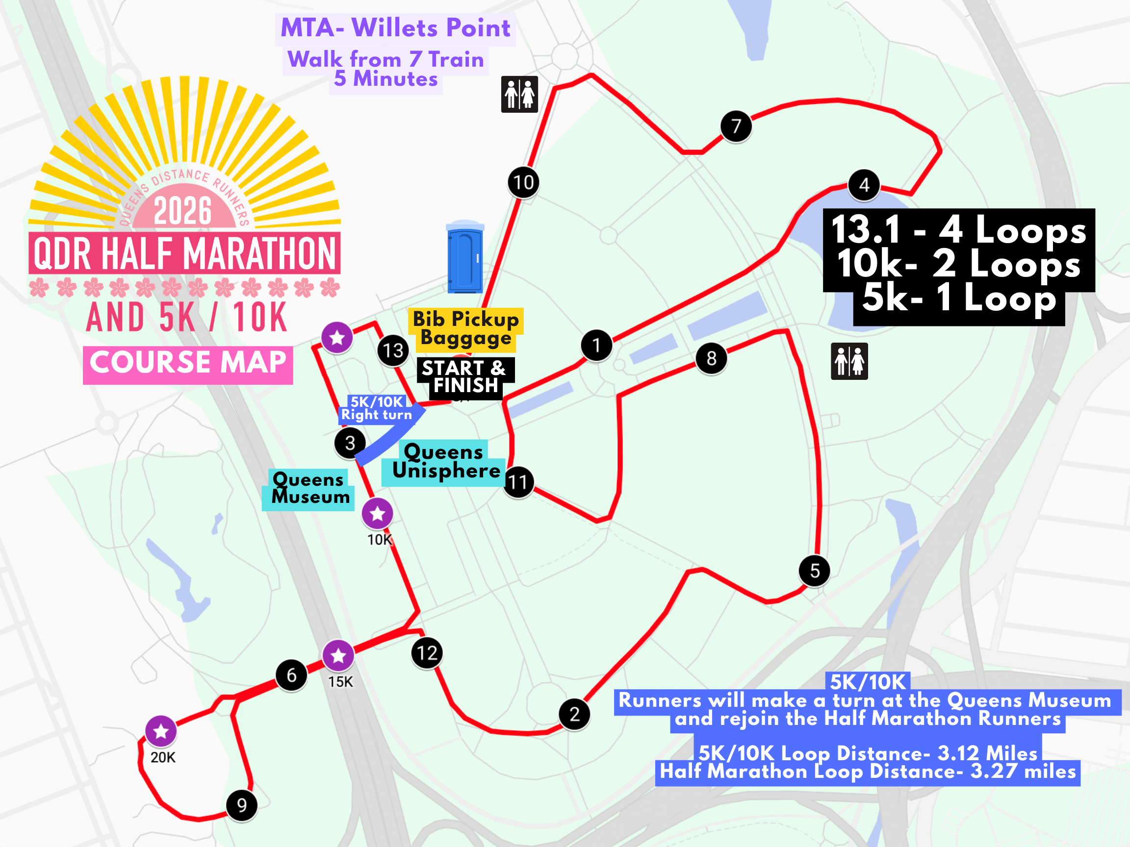 2026 Queens Marathon & QDR Half Marathon