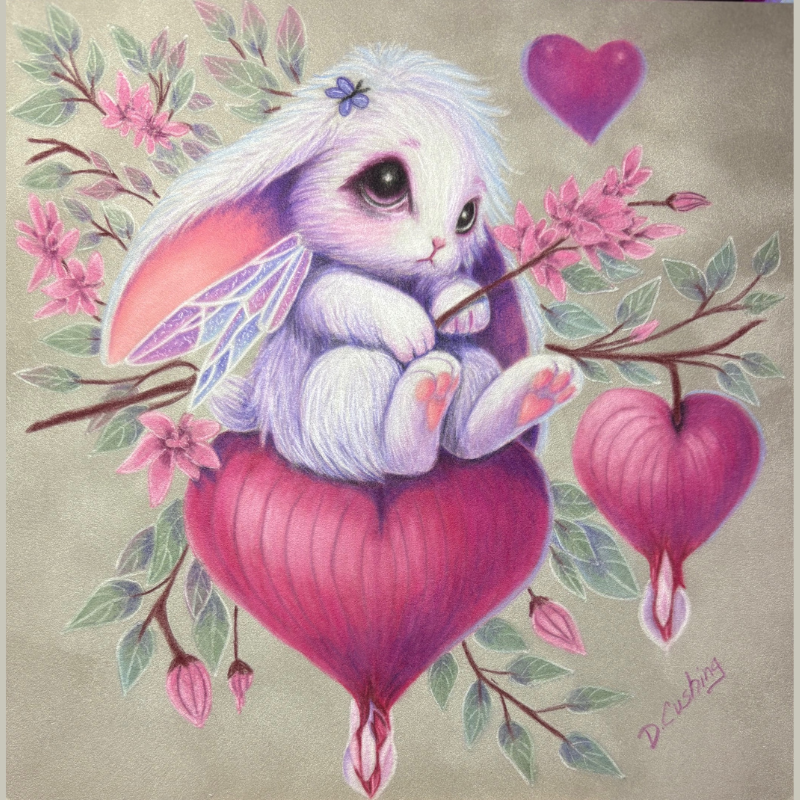 Bleeding Heart Bunny w/Debbie Cushing
