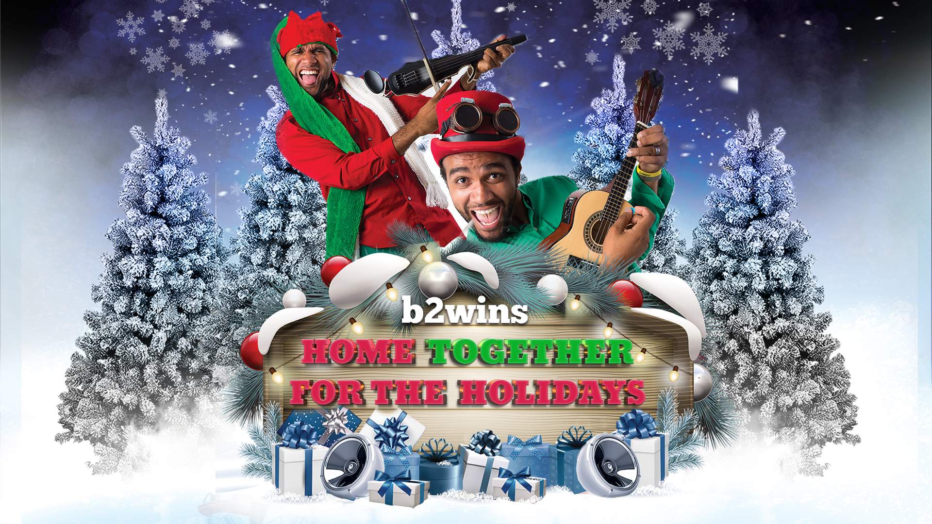 B2wins "Home Together for the Holidays" Virtual Concert