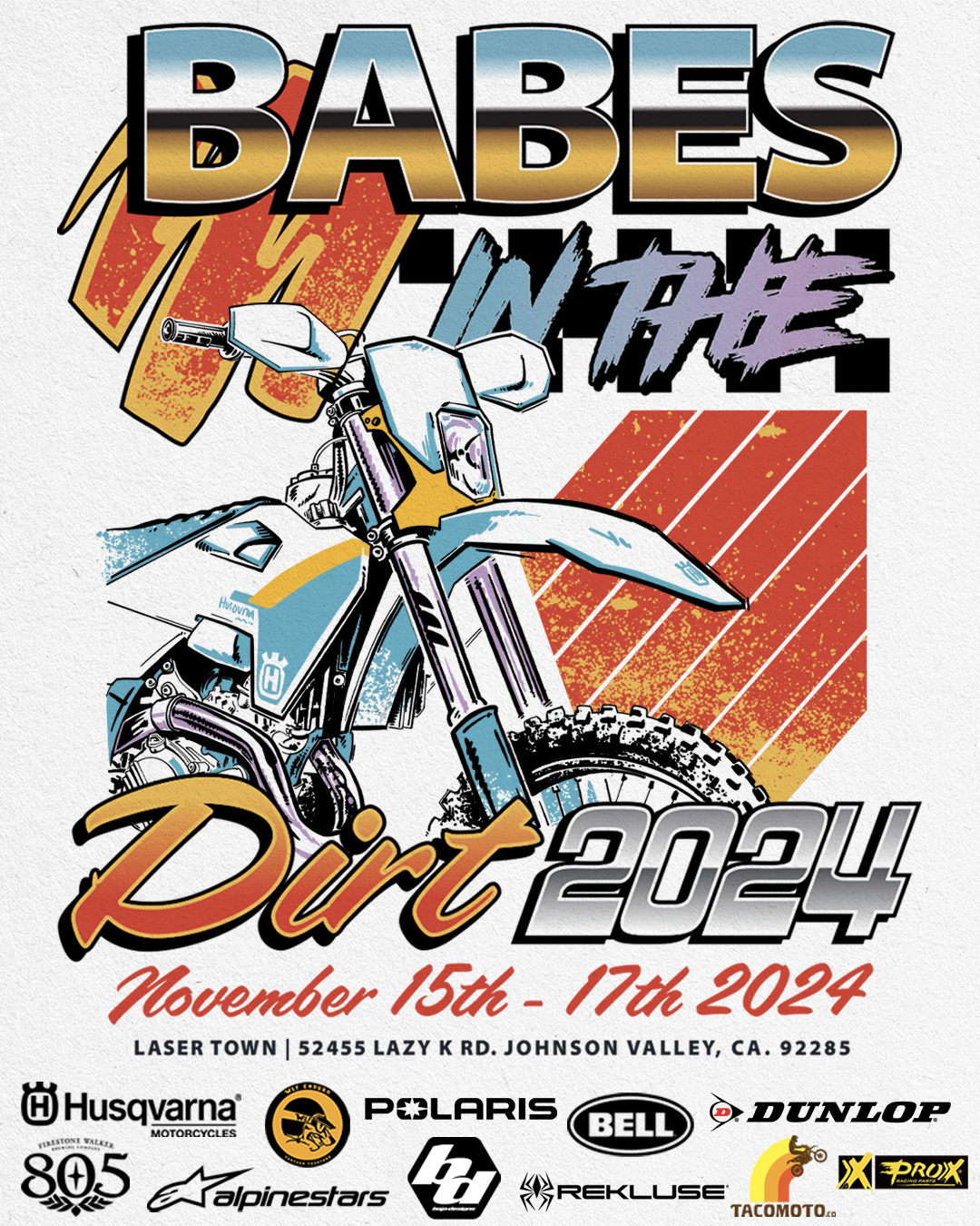 Babes in the Dirt 2024 - Laser Town Johnson Valley, CA