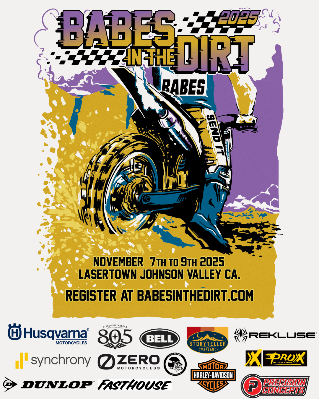 Babes in the Dirt 2025 - Laser Town Johnson Valley, CA.