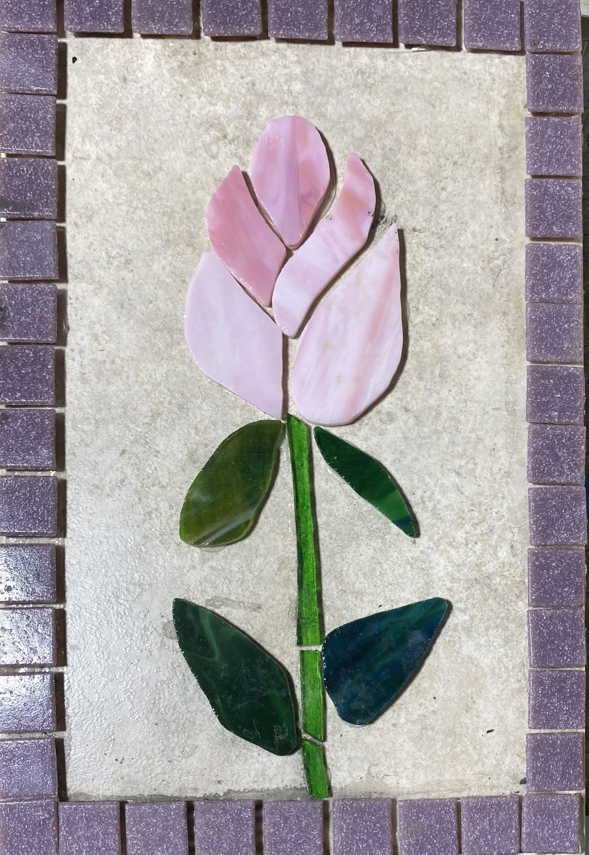 Glass Rose Mosaic Tile Workshop