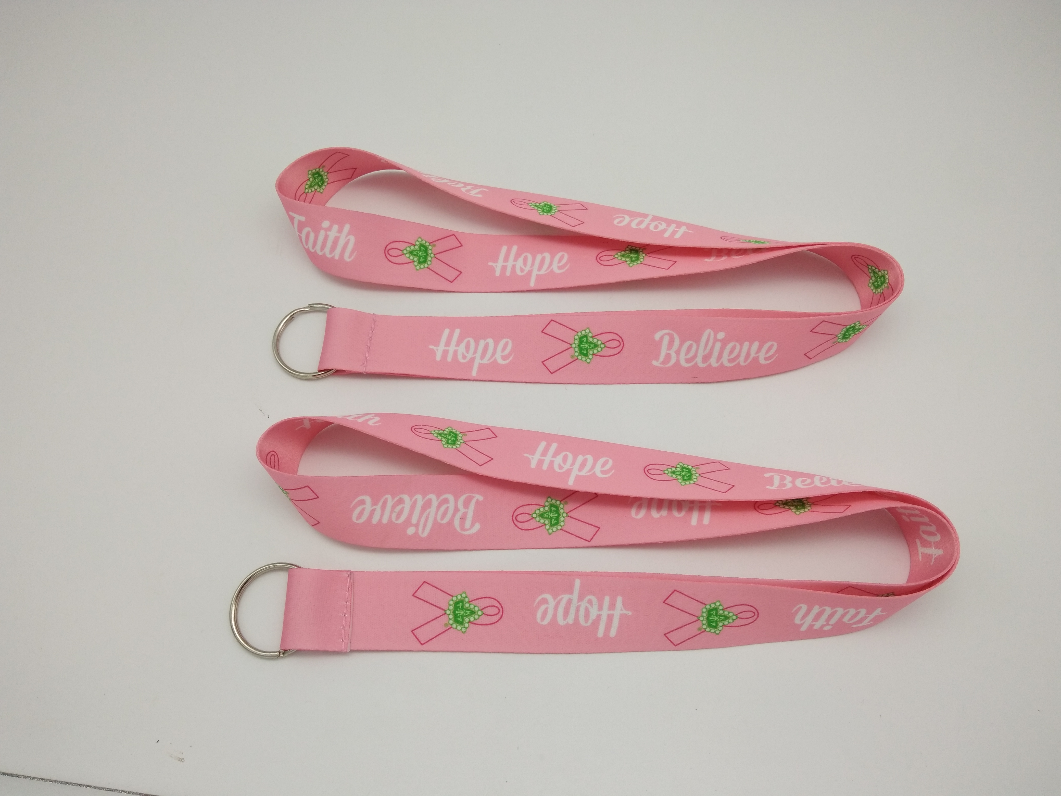 AKA Breast Cancer Awareness Lanyards