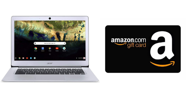 Enter To Win A FREE Google Chromebook + Amazon Gift Card