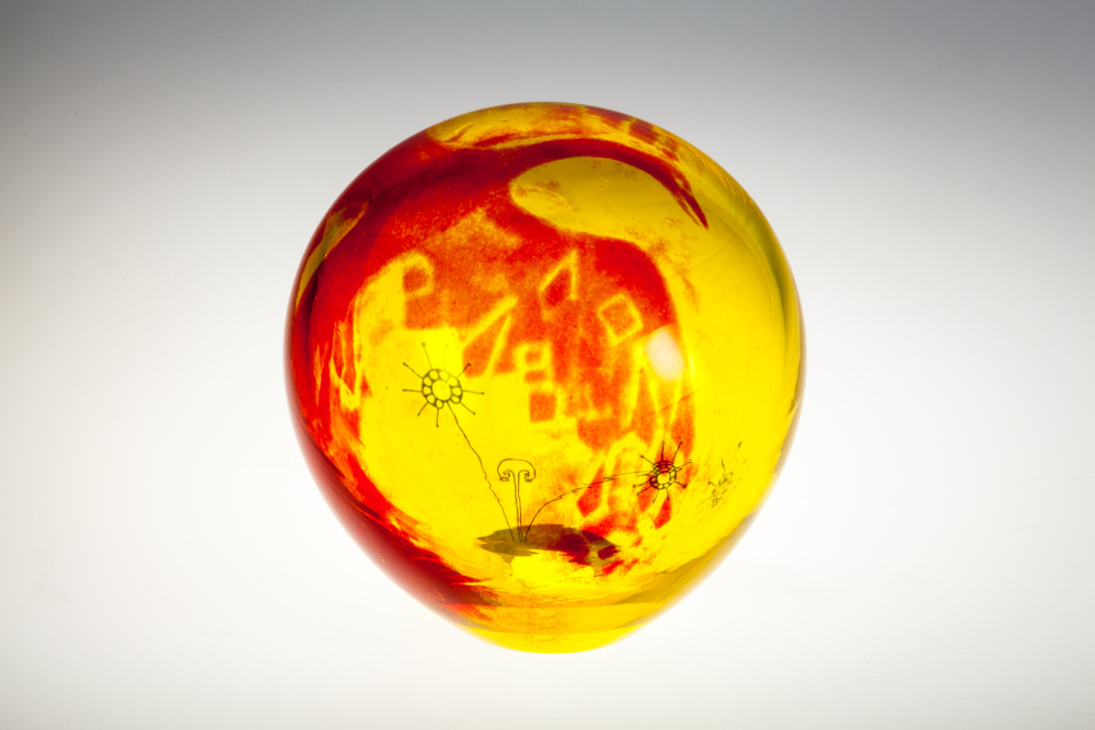 Helsinki-based duo create comic strip from blown glass vases for ...