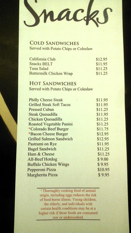 Reviews for Snacks At Bellagio, Nevada