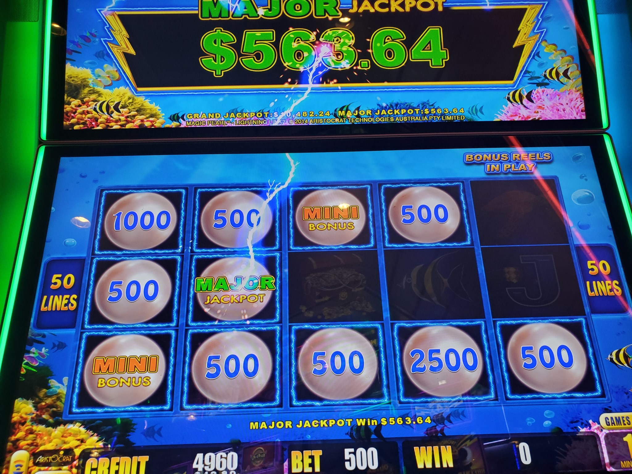 Slot Machines Onboard Grandeur of the Seas Casino