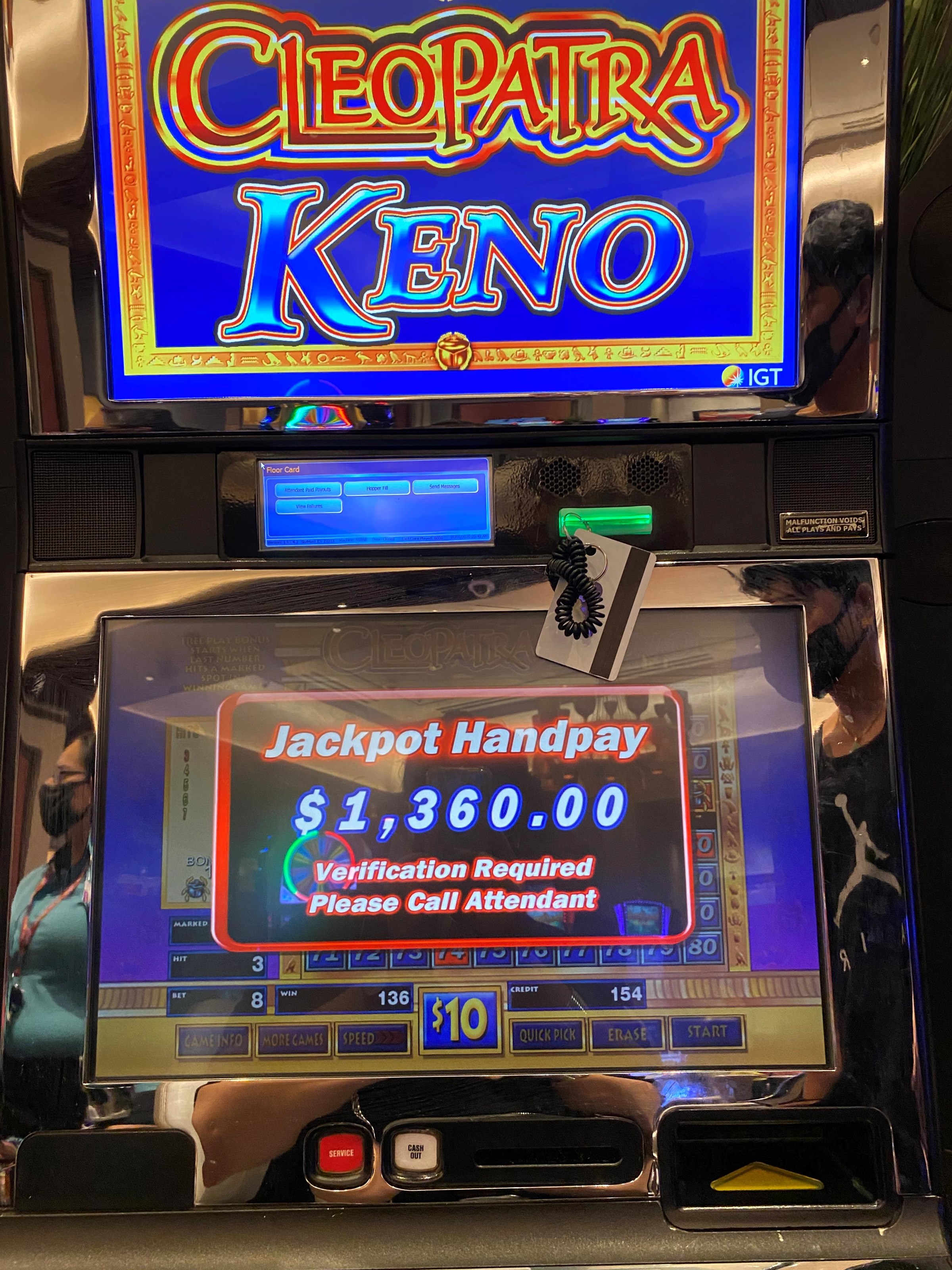 Cleopatra Keno Slot Machine by IGT