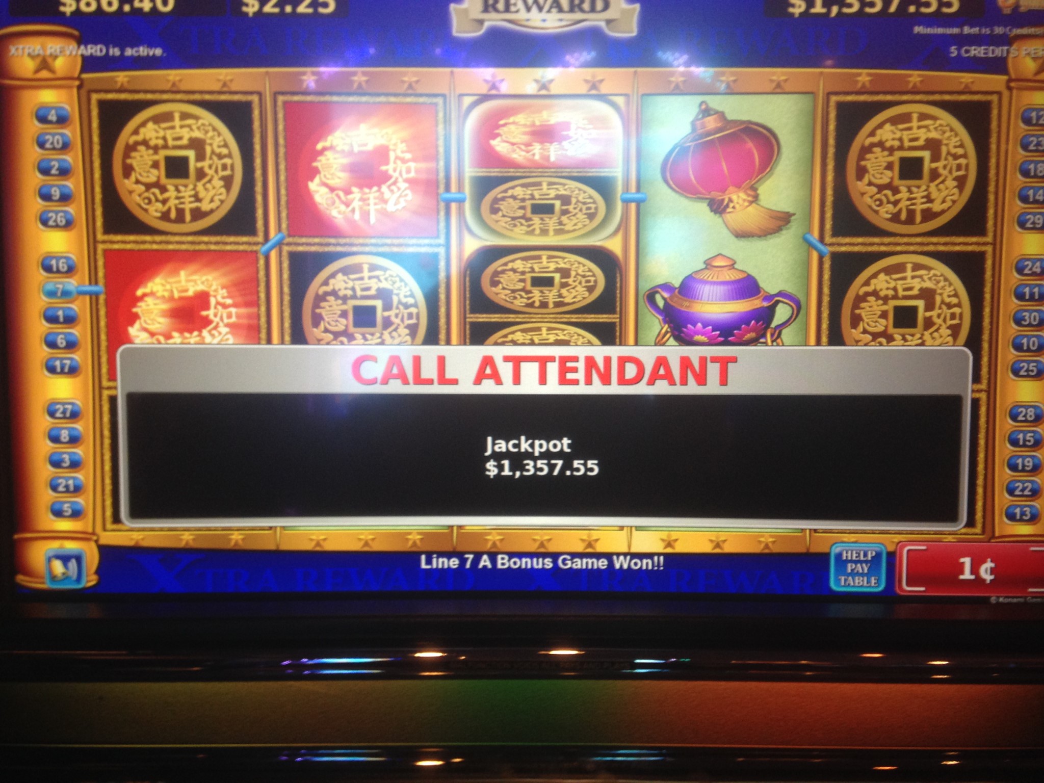 China Mystery Slot Machine by Konami