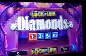 Lock It Link Diamonds Slot Machine by Scientific Games