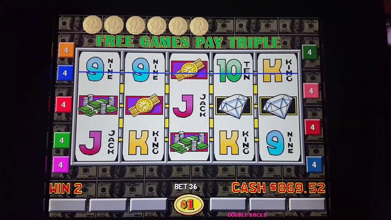Double Bucks Slot Machine Slot Machine by