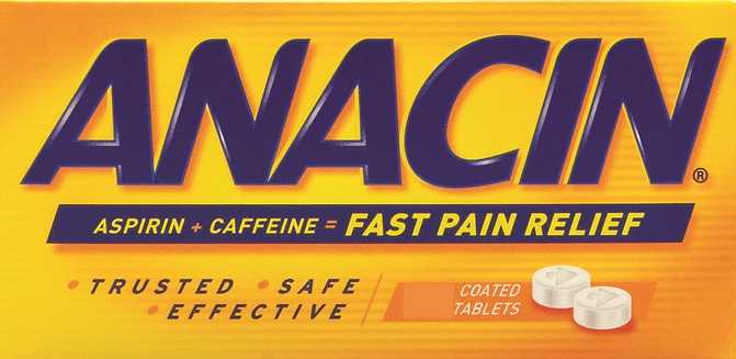 Anacin Regular Strength Tablets vs Boots Paracetamol & Codeine Caplets ...