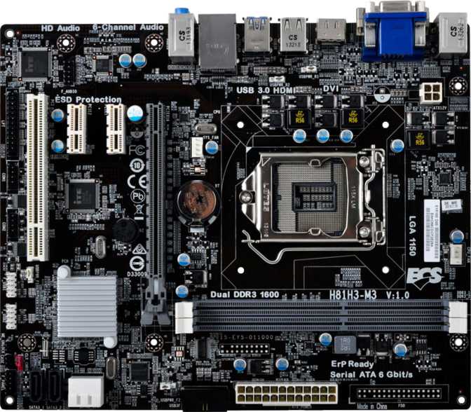 ≫ ECS H81H3-M3 vs Gigabyte GA-H81M-D3V: What is the difference?