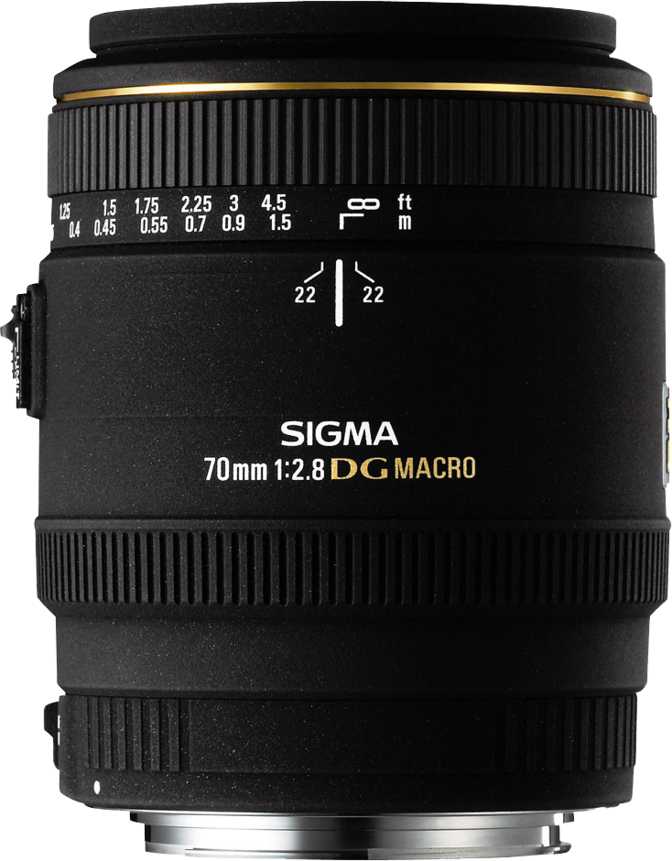 ≫ Sigma 70mm F2.8 EX DG Macro | 26 caractéristiques et détails
