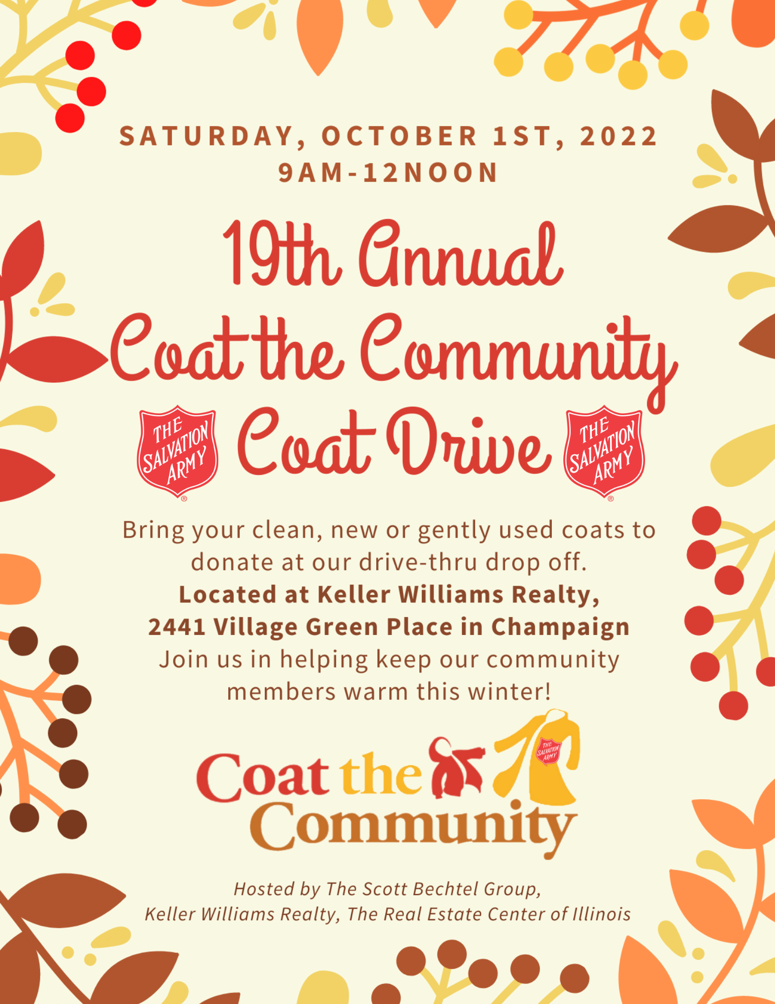 ANNUAL COAT THE COMMUNITY DRIVE - Champaign