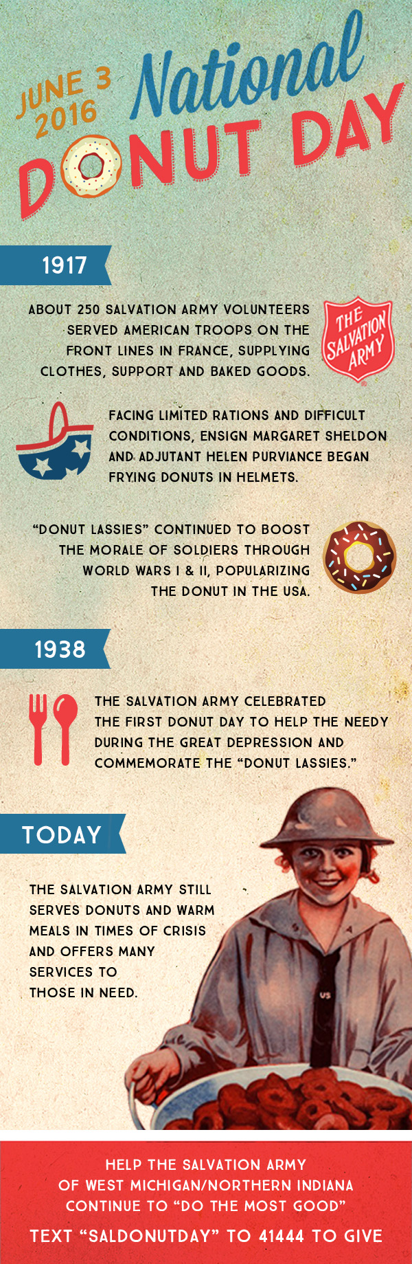 Western Michigan & Northern Indiana - Celebrate Donut Day on June 3!