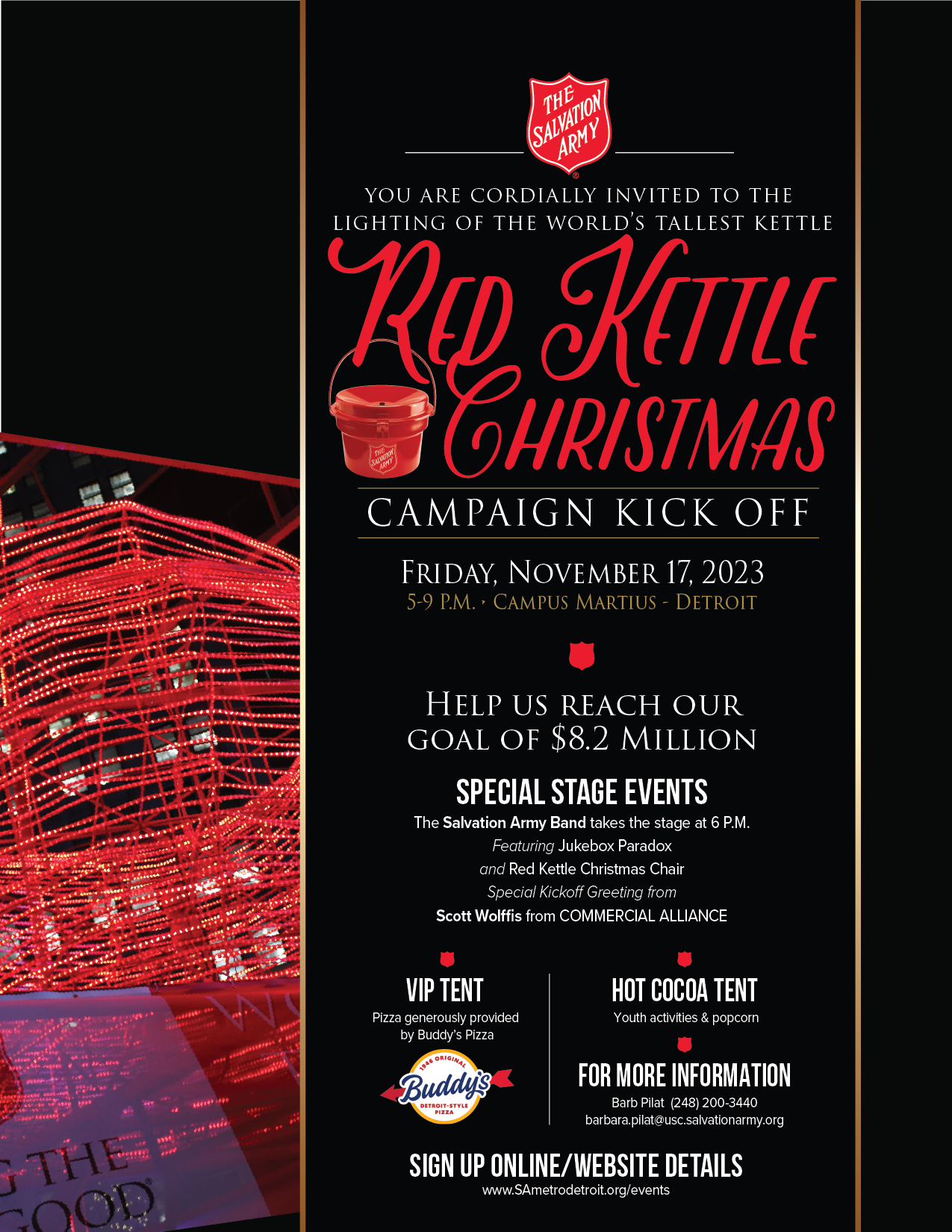 Red Kettle Christmas Campaign Kickoff - Great Lakes