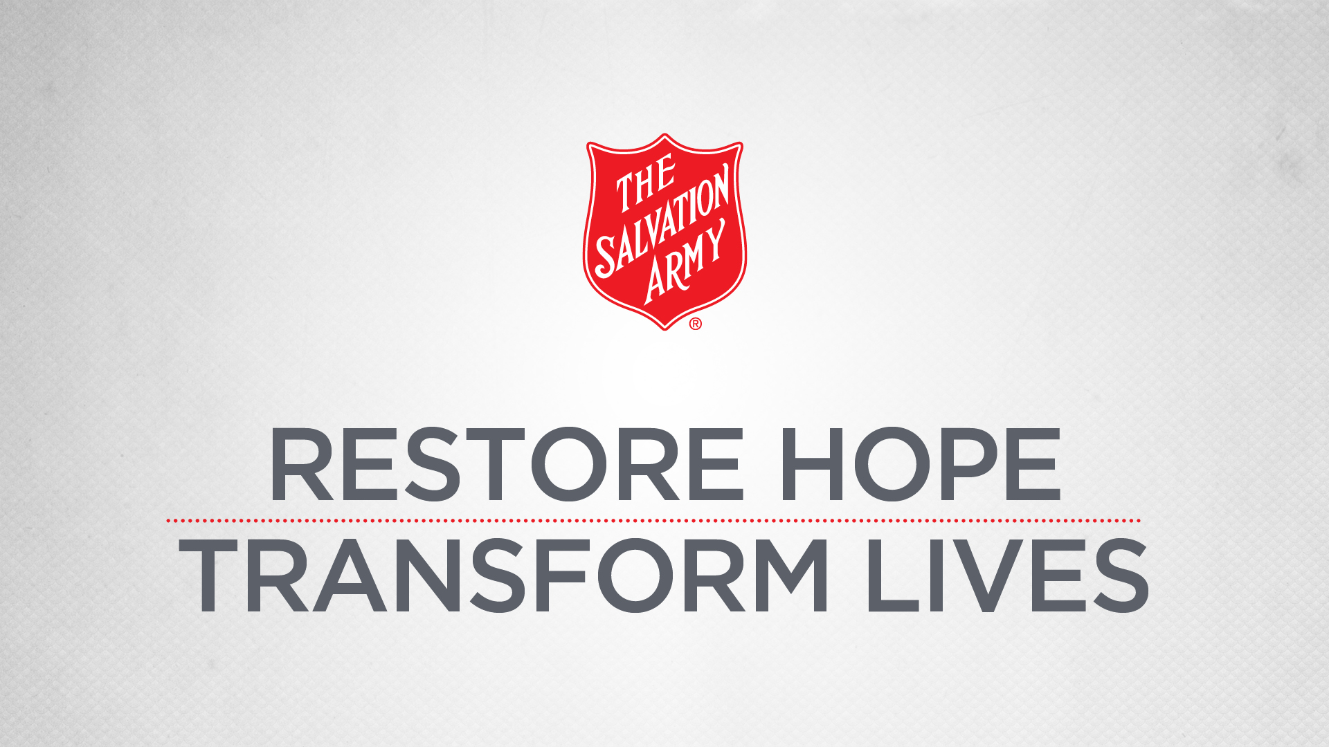 Restoring Hope - Annual Programs - South Central Area Command Salvation ...