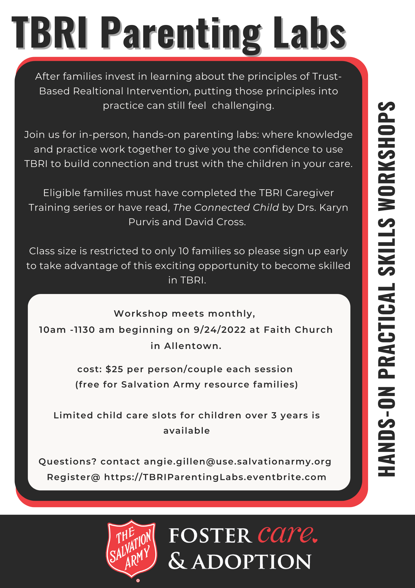 Training/Parent Education - The Salvation Army Eastern Pennsylvania Children's Services