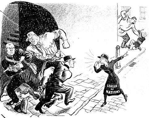 How did a weak League of Nations contribute to dictators expanding ...