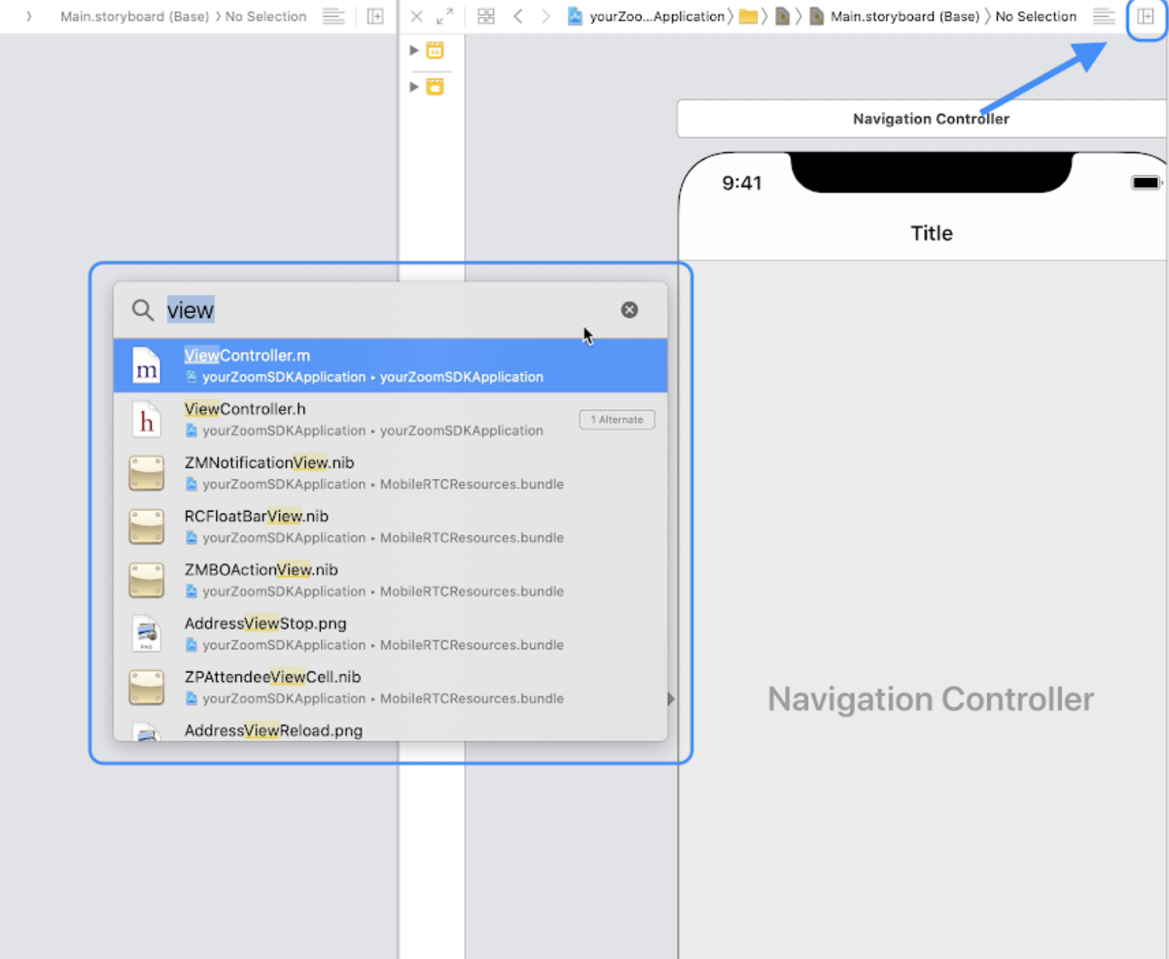 Design the UI - Build a Zoom meeting app - iOS - Client SDKs - Zoom ...