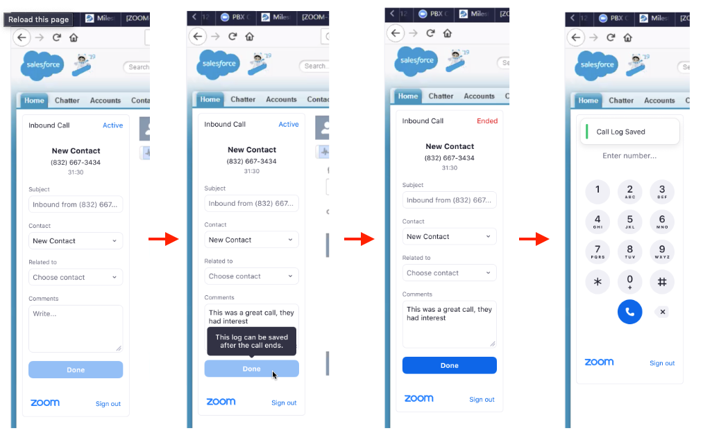 Zoom Phone App for Salesforce