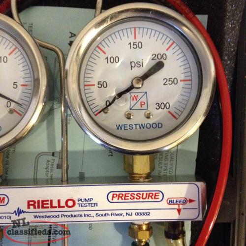 RIELLO OIL PUMP TESTER GAUGE - MT PEARL, Newfoundland