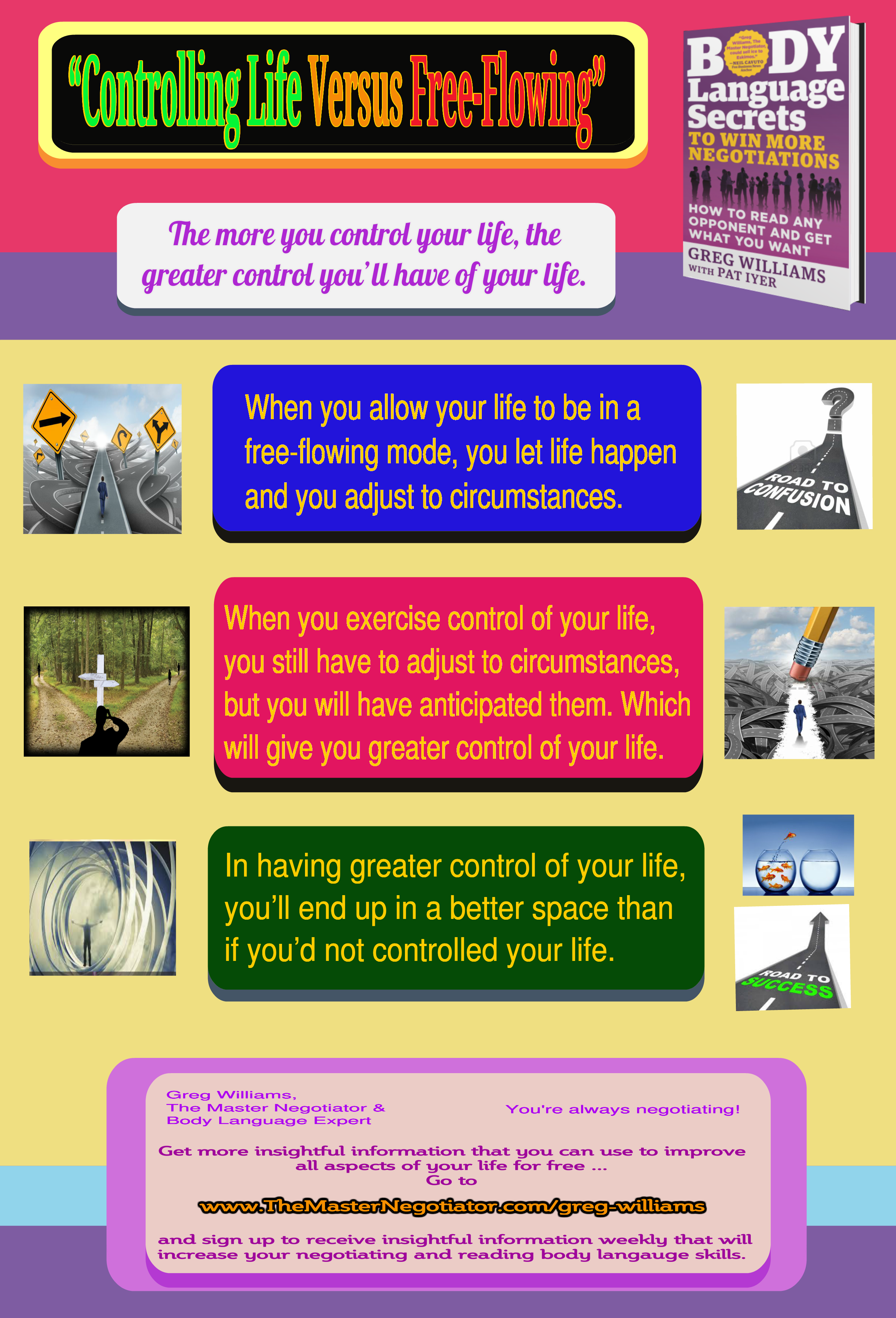 “Controlling Life Versus Free-Flowing” - Sunday Negotiation Insight