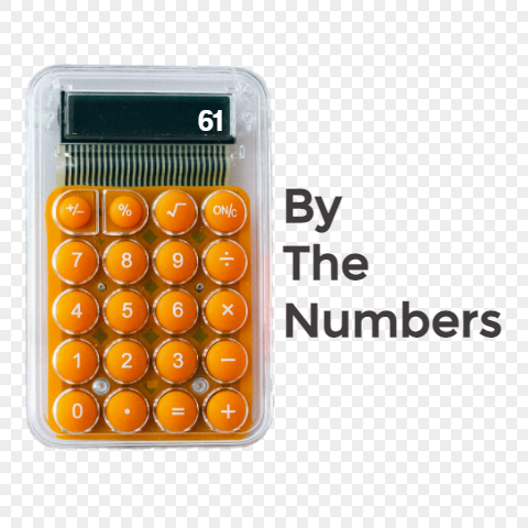 By The Numbers Trans Side by Side Logo | Youzign