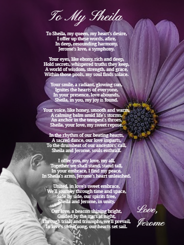 poem sheila and jerome | Youzign