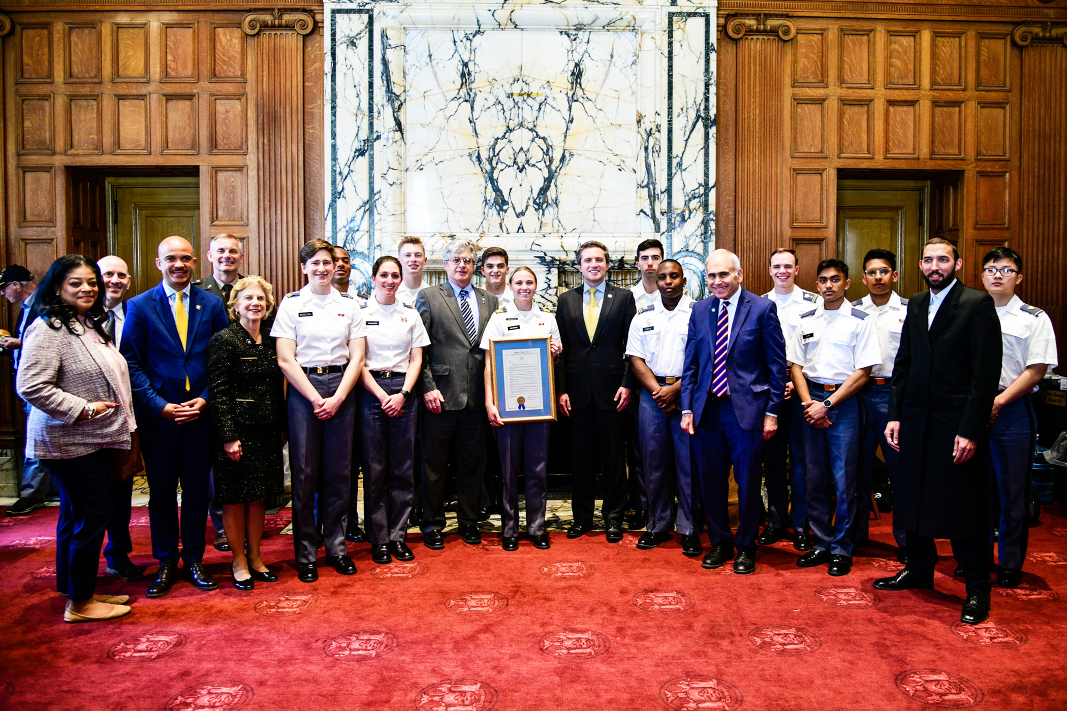 New York State Legislature honors USMA during West Point Day in Albany ...