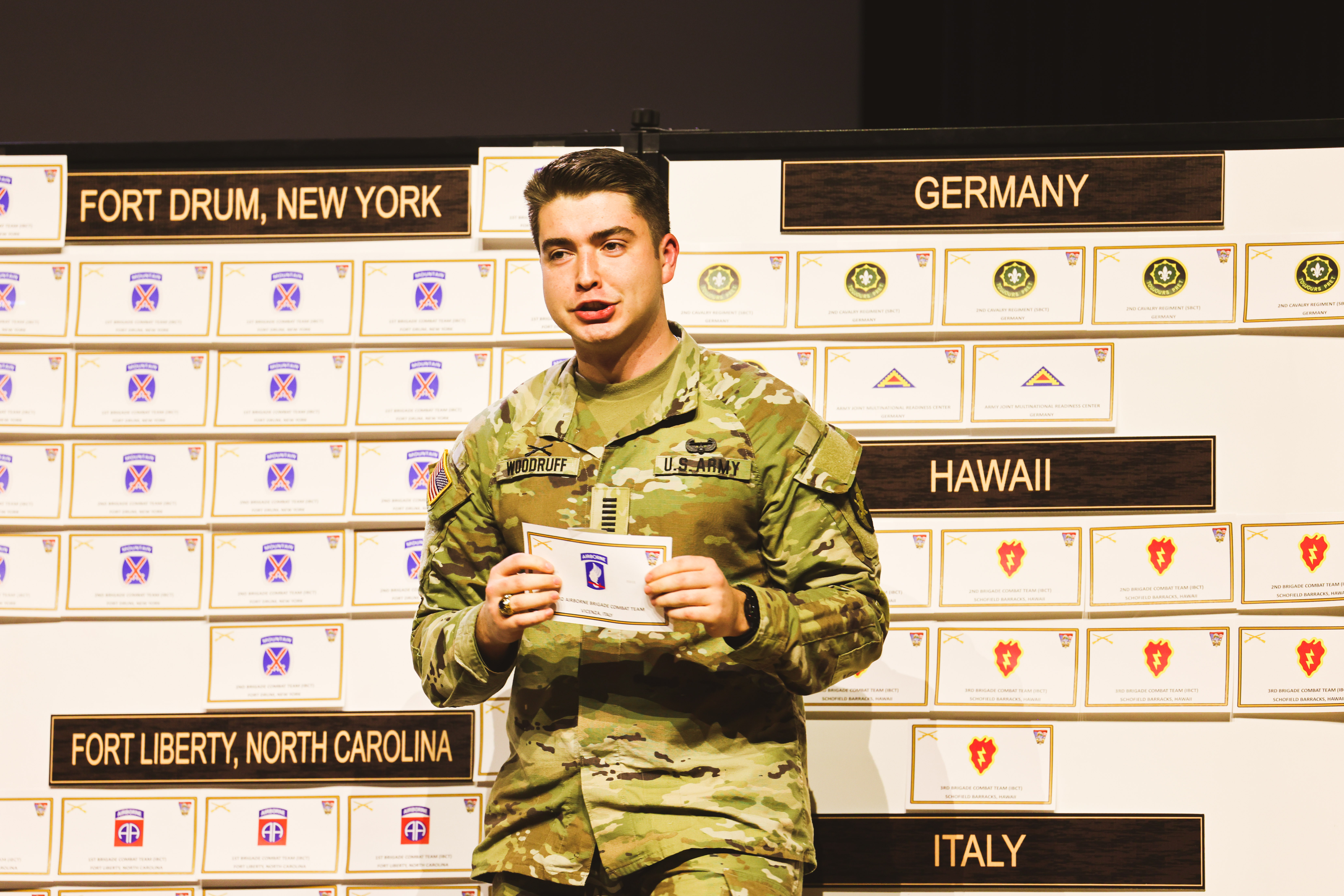 Class Of 2024 Cadets Select First Duty Stations During Post Night | U.S ...